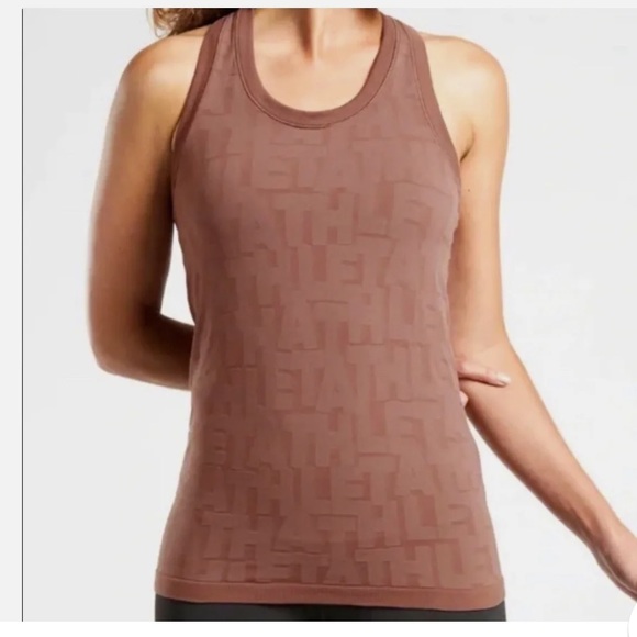 Athleta | Tops | Athleta Momentum Logo Tank | Poshmark